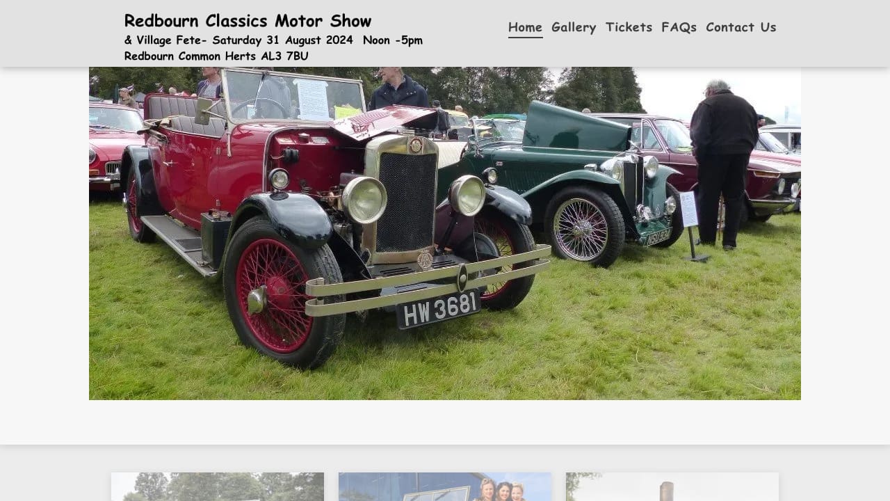 Classic Car Shows in Hertfordshire
