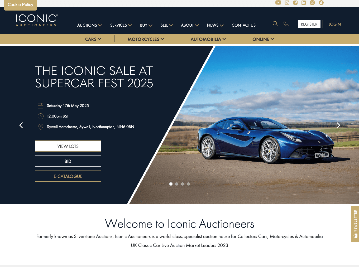Iconic Auctioneers - Classic Car Shows in the UK & Ireland