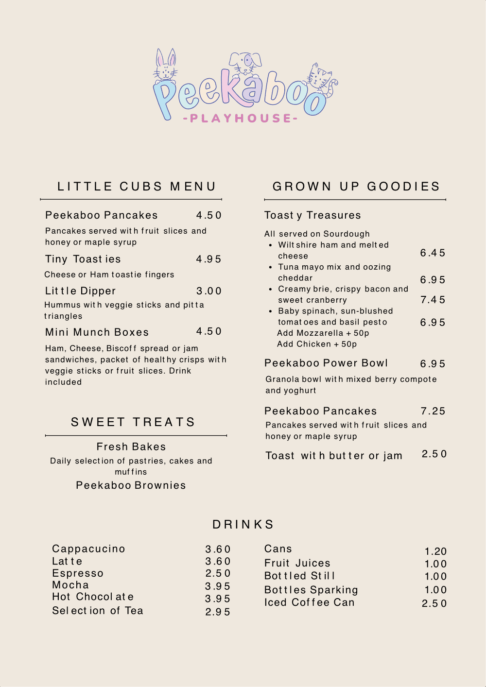 Peekaboo Play Cafe - Drinks and Snacks in a Family Environment in ...
