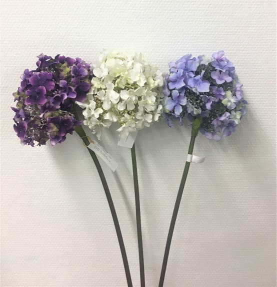 Tige hortensia artificielle lavande L.63 x l.10 x H.63 cm - Jardiland