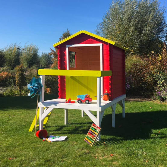Cabane En Bois Lison Pour Enfant L 1 58 X L 1 86 X H 1 98 M Jardiland