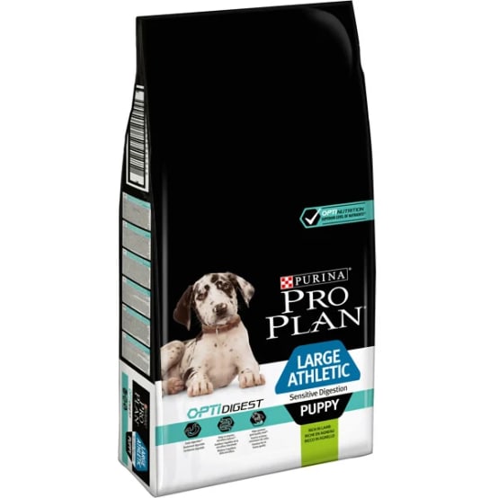 PRO PLAN Large Puppy Athletic Sensitive Digest Riche Agneau 12KG ...