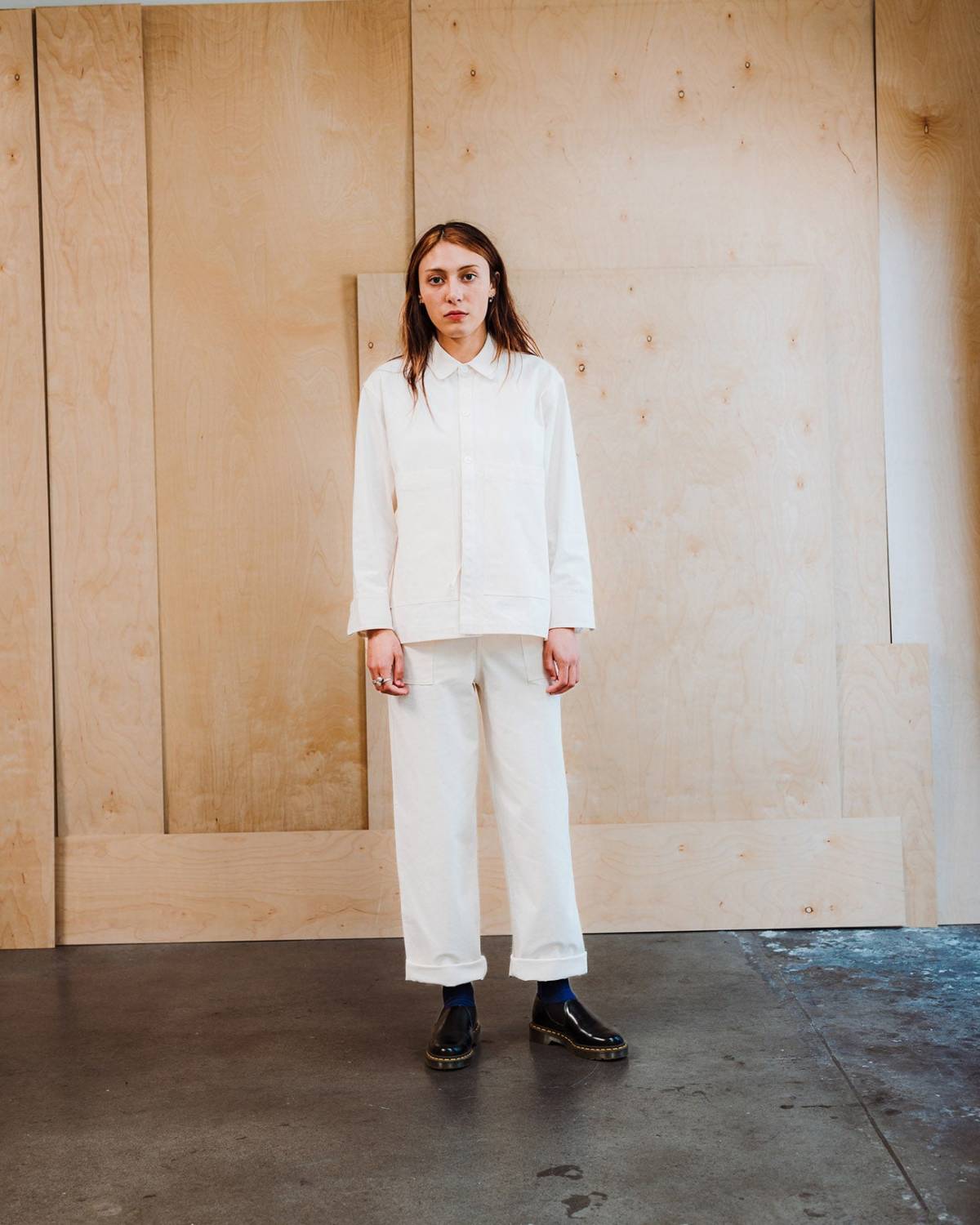 Canvas Work Jacket - Natural - IJJI