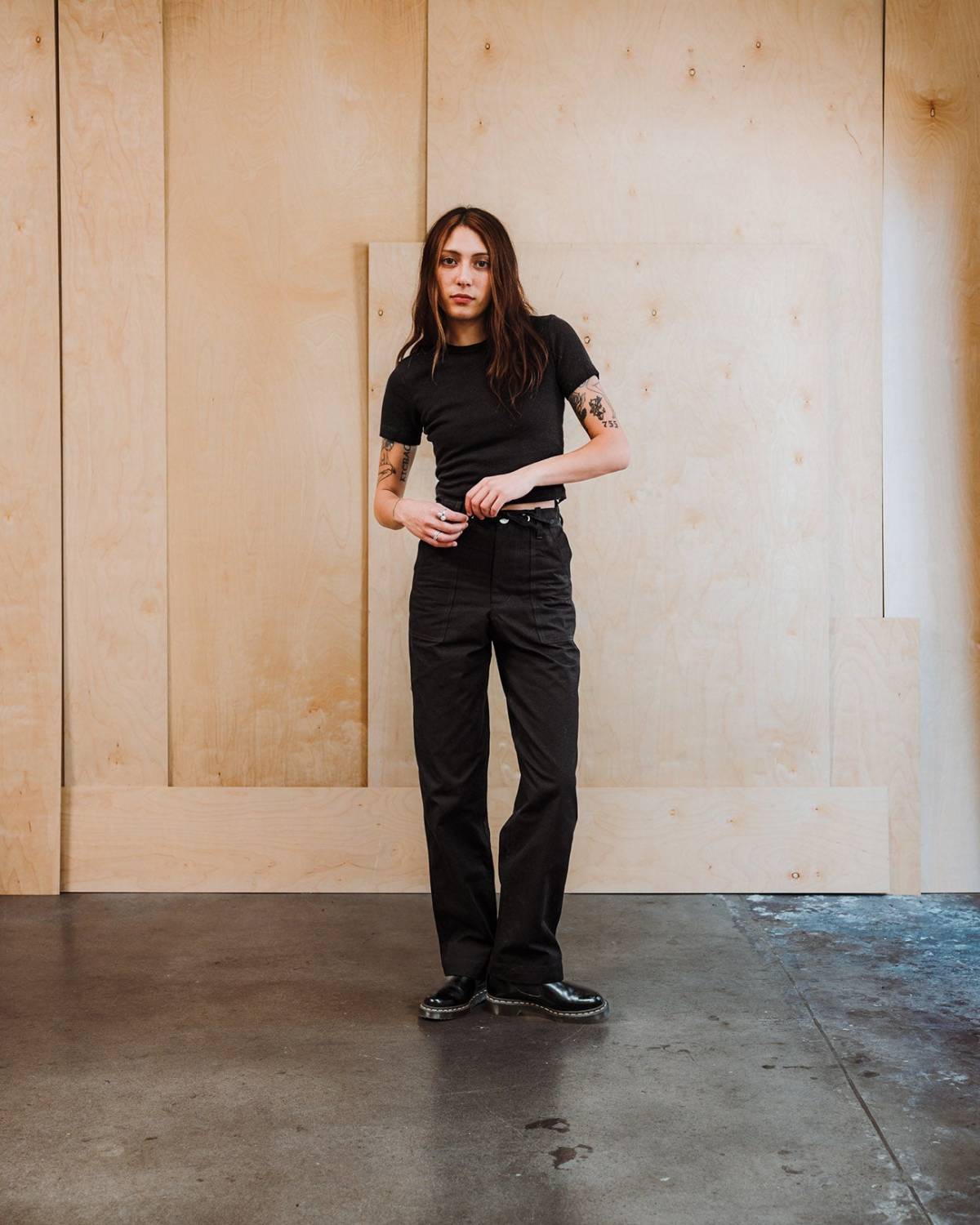 Canvas Work Pants - Natural - IJJI