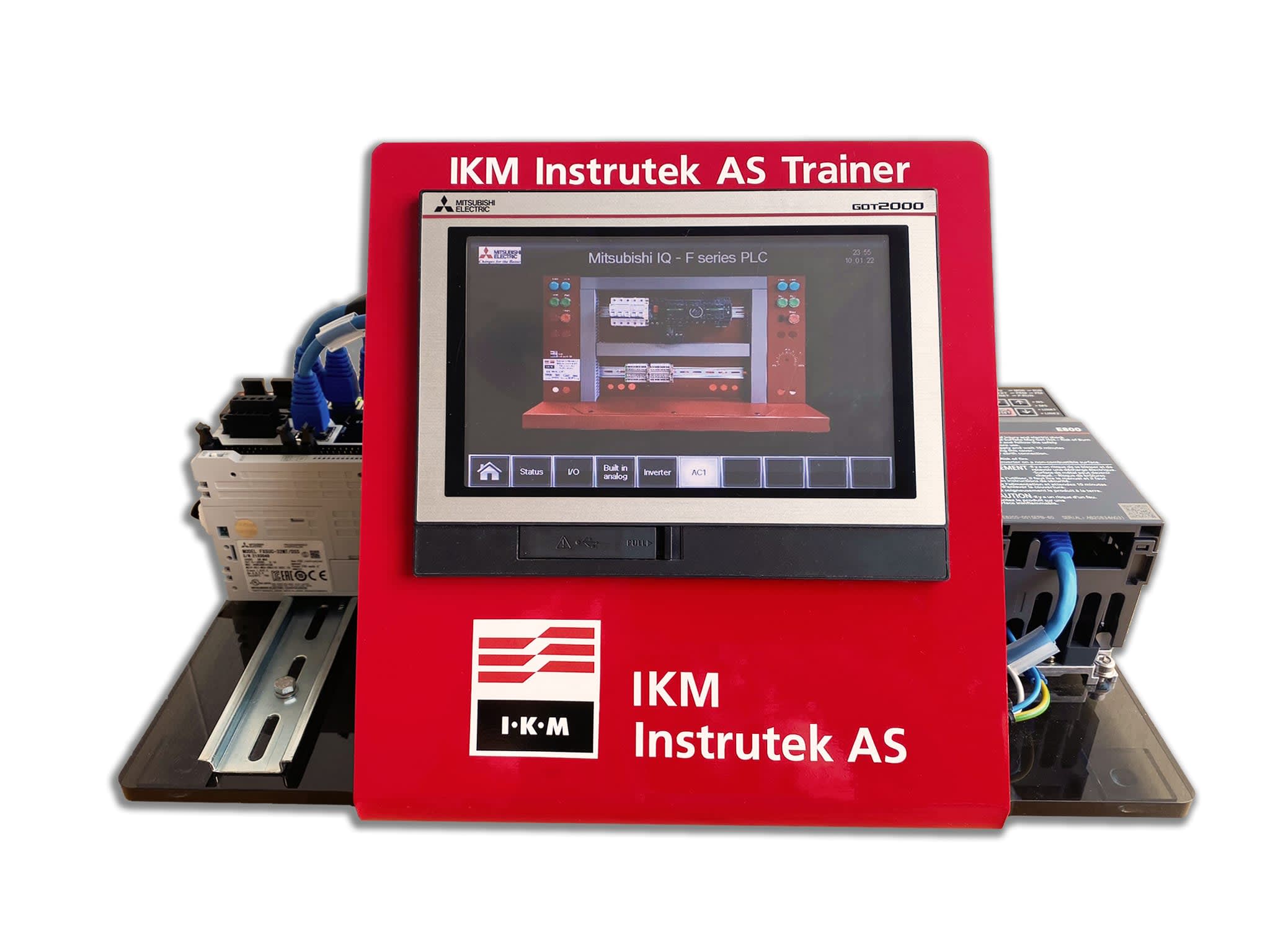 IKM Instrutek Opplæringsmodell med PLS, frekvensomformer og HMI ...