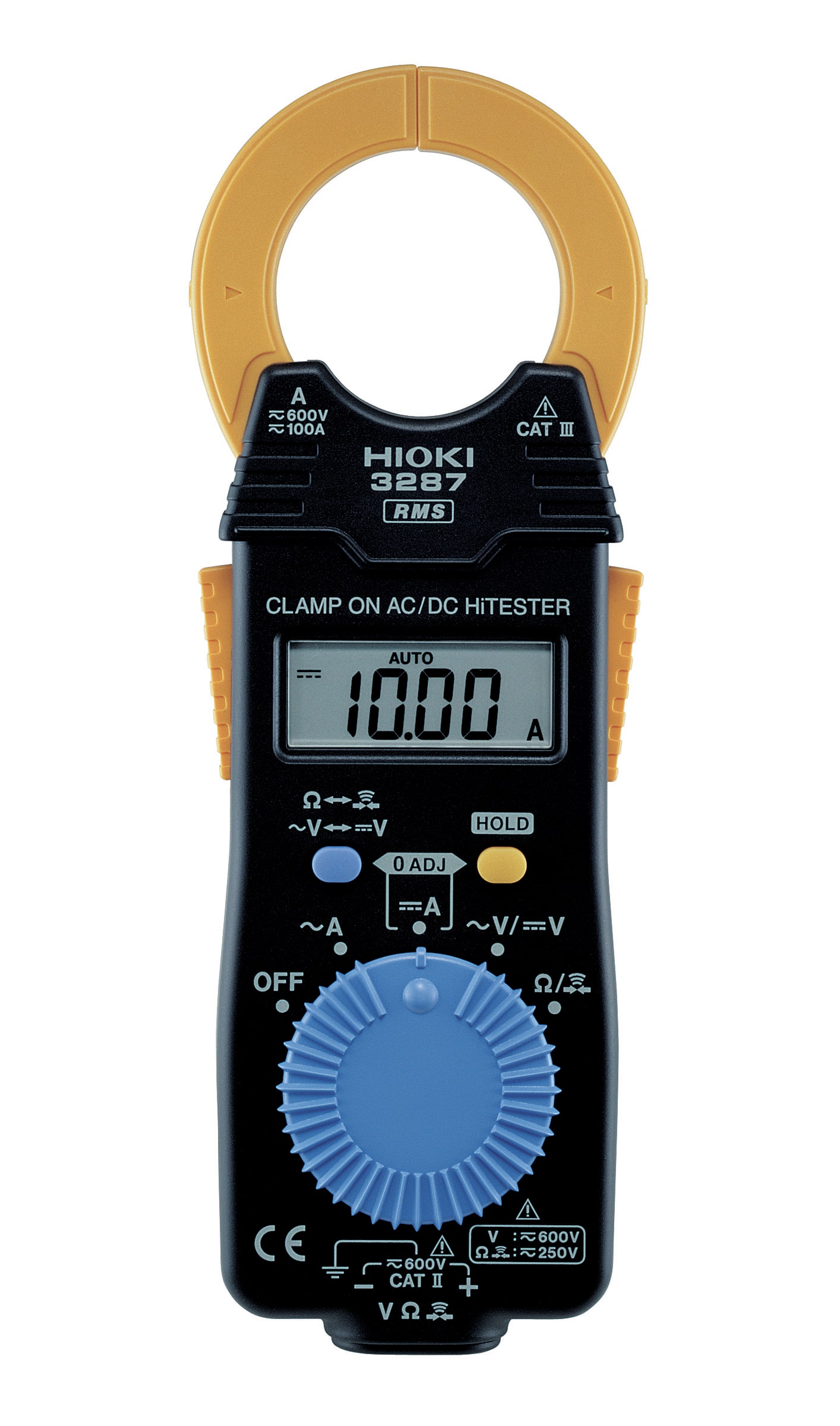 Hioki 3287 Strømtang sann RMS AC/DC 100A Tilstandskontroll, prosess ...