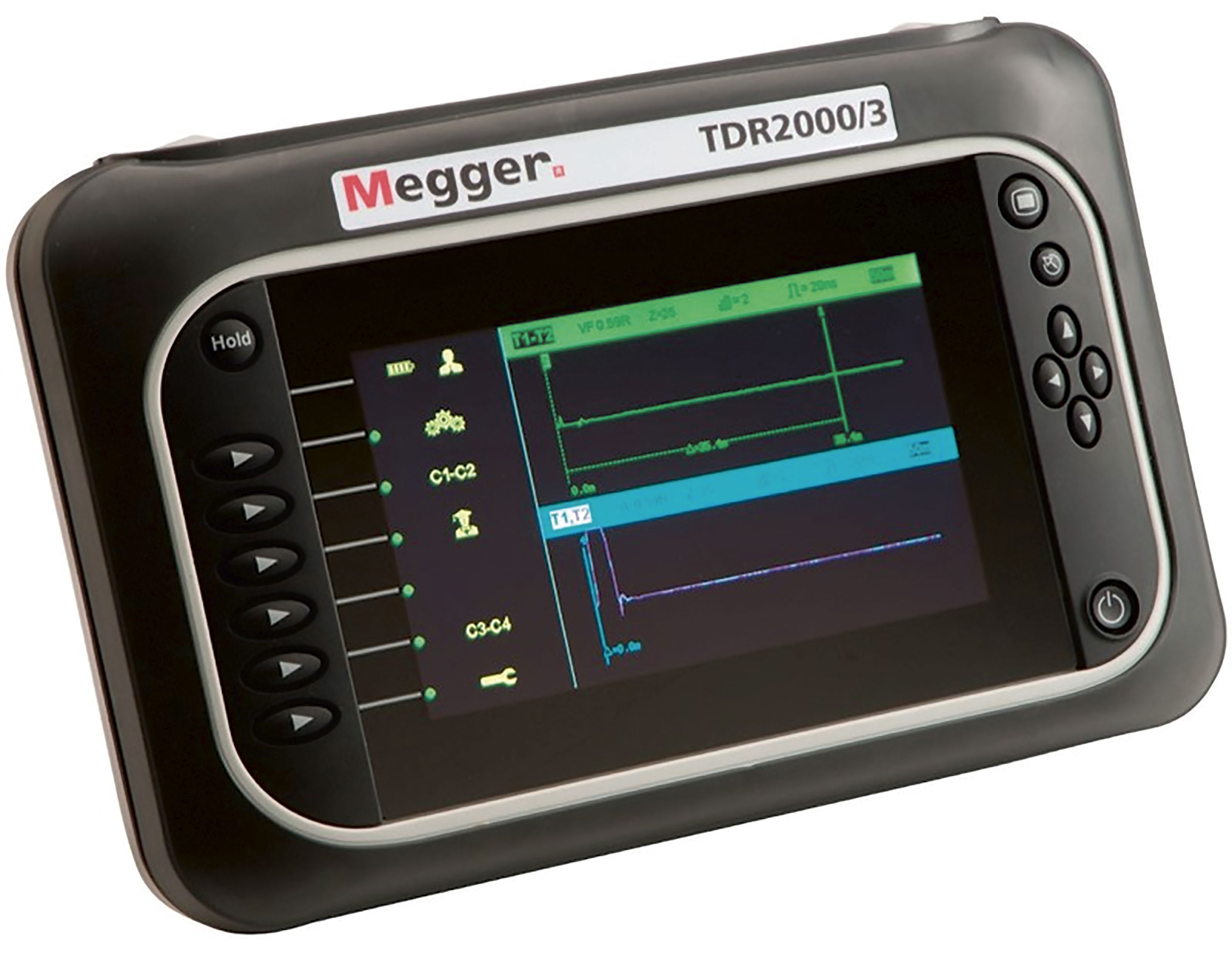 Megger TDR2000/3 med 2 kanaler Comms Tilstandskontroll, prosess- test ...