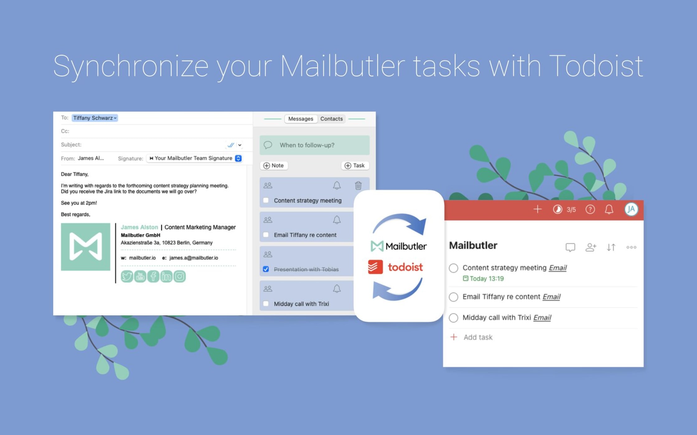 Mailbutler | Todoist