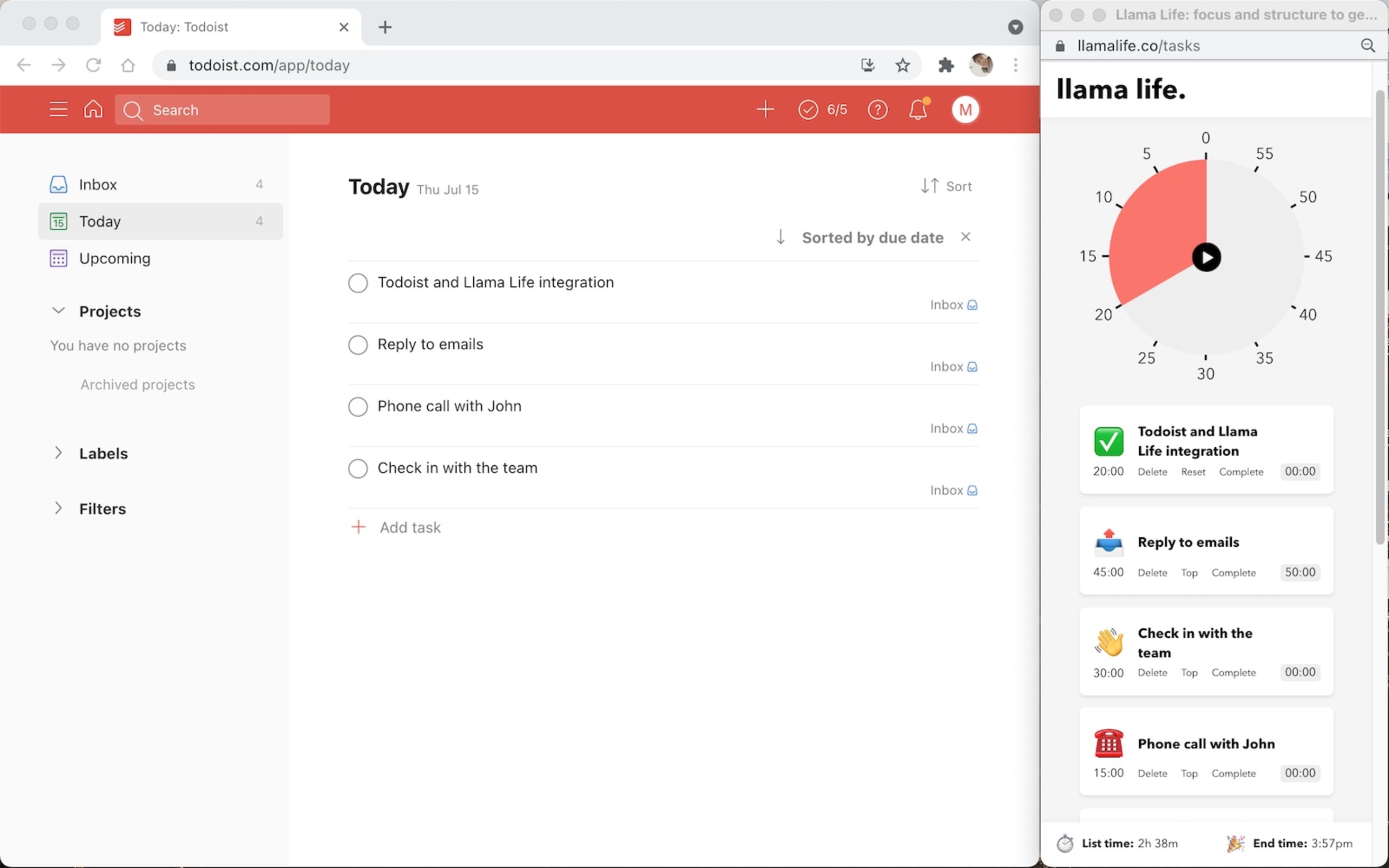 Llama Life | Todoist