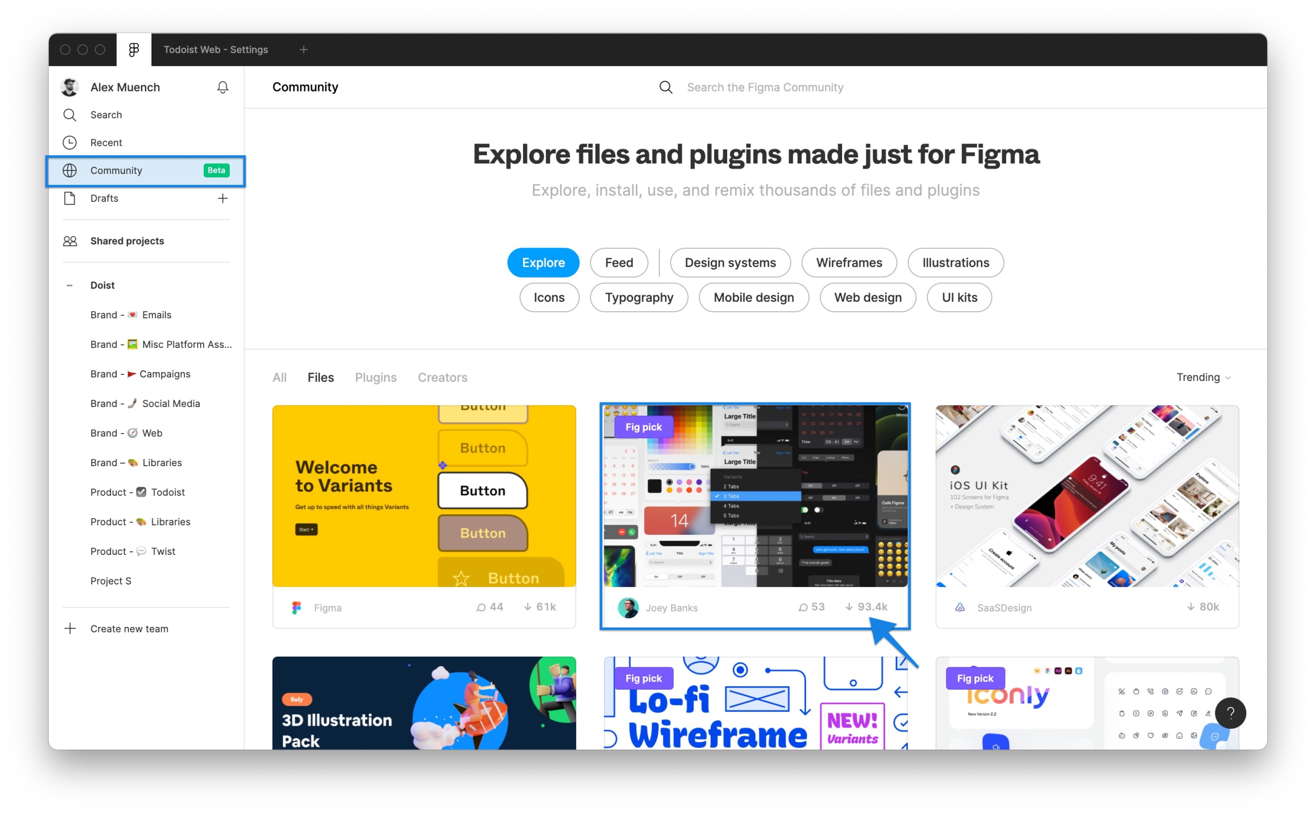 Contributing design templates to the Figma community is a great way for ...