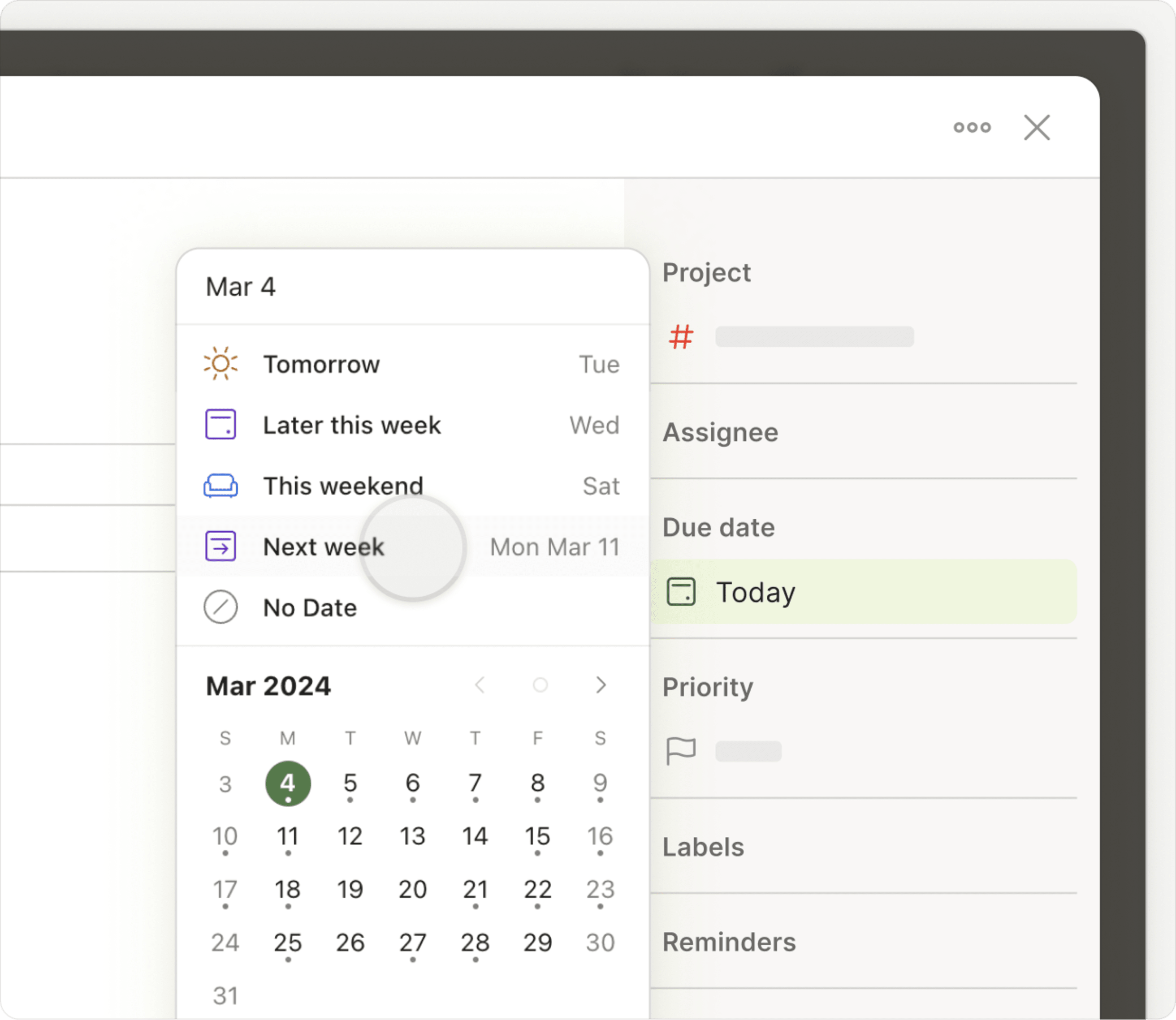 Plan your day with the Today view