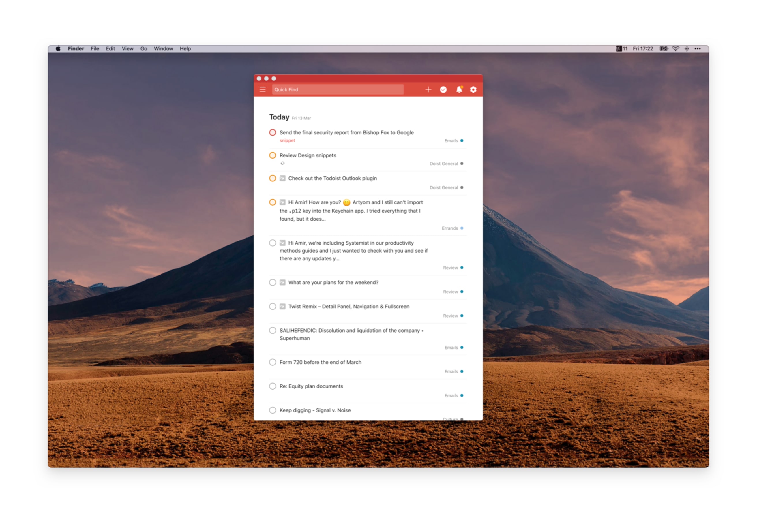 Systemist: Todoist's Founder's Personal Productivity System
