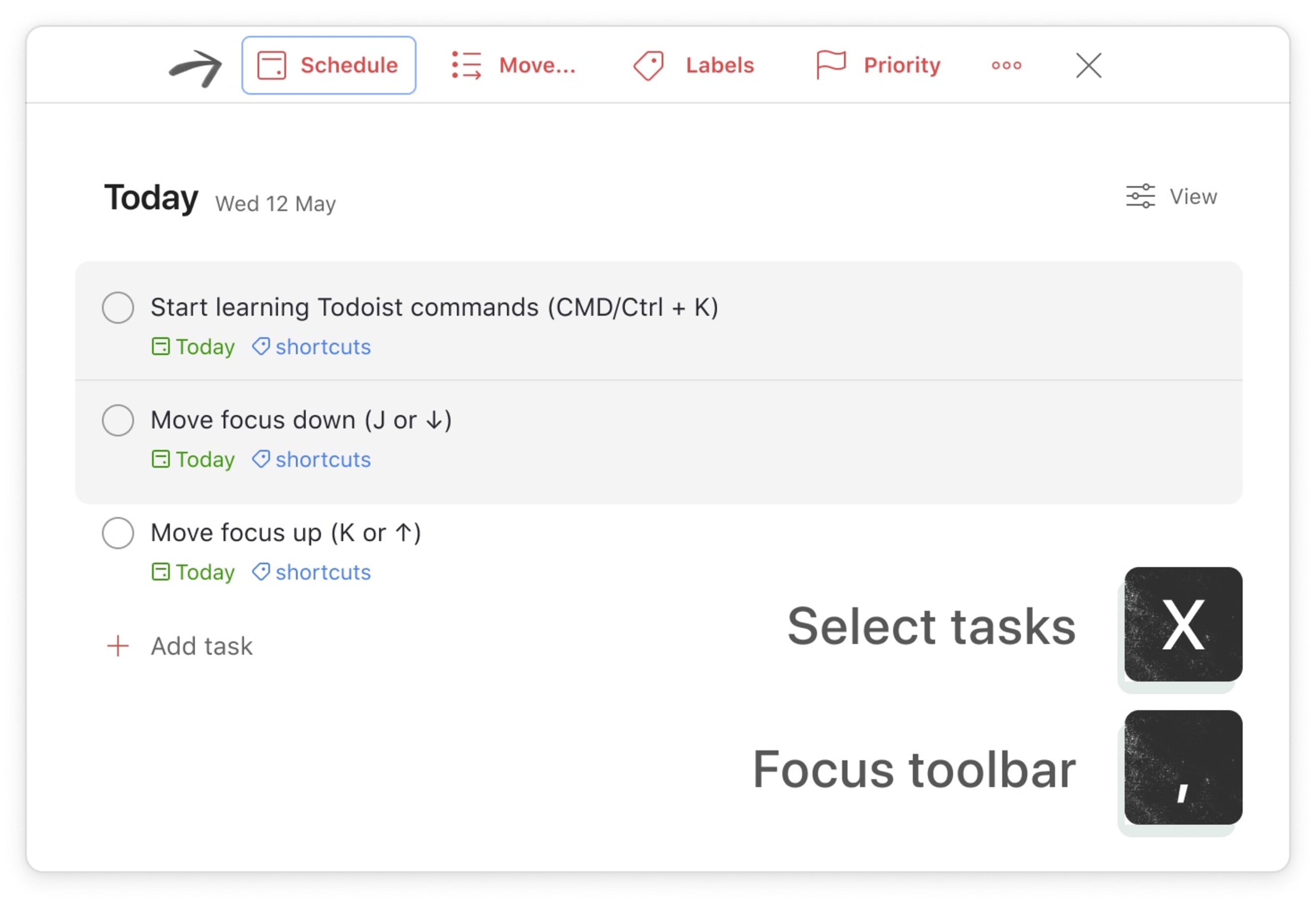 How To Use Todoist's Command Menu (Plus Tons of Keyboard Shortcuts!)