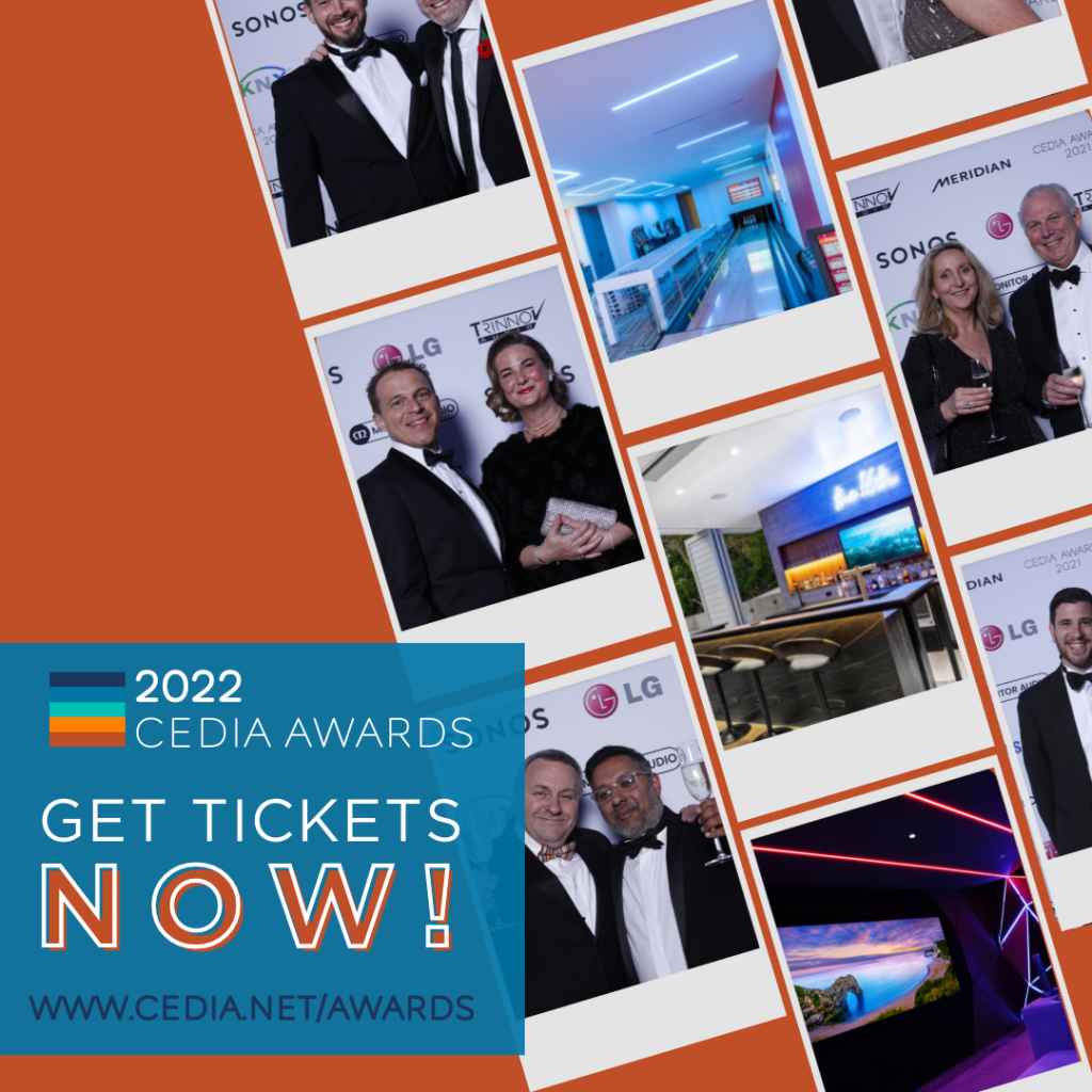 Tickets on sale now for CEDIA EMEA Awards - Hiddenwires Magazine Tickets on sale now for CEDIA EMEA Awards - Hiddenwires Magazine