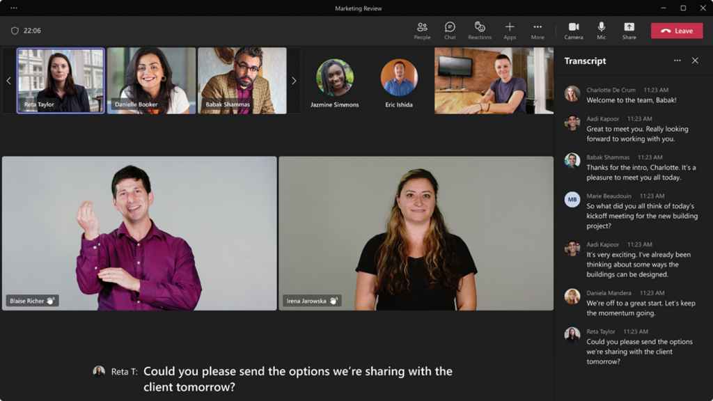 Microsoft introduces sign language for Teams - Inavate Microsoft introduces sign language for Teams - Inavate