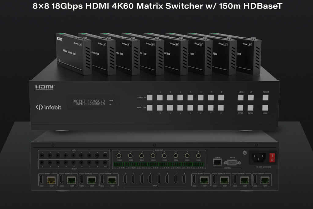 Inavate AV | infobit launches new 18gbps matrix switcher wit