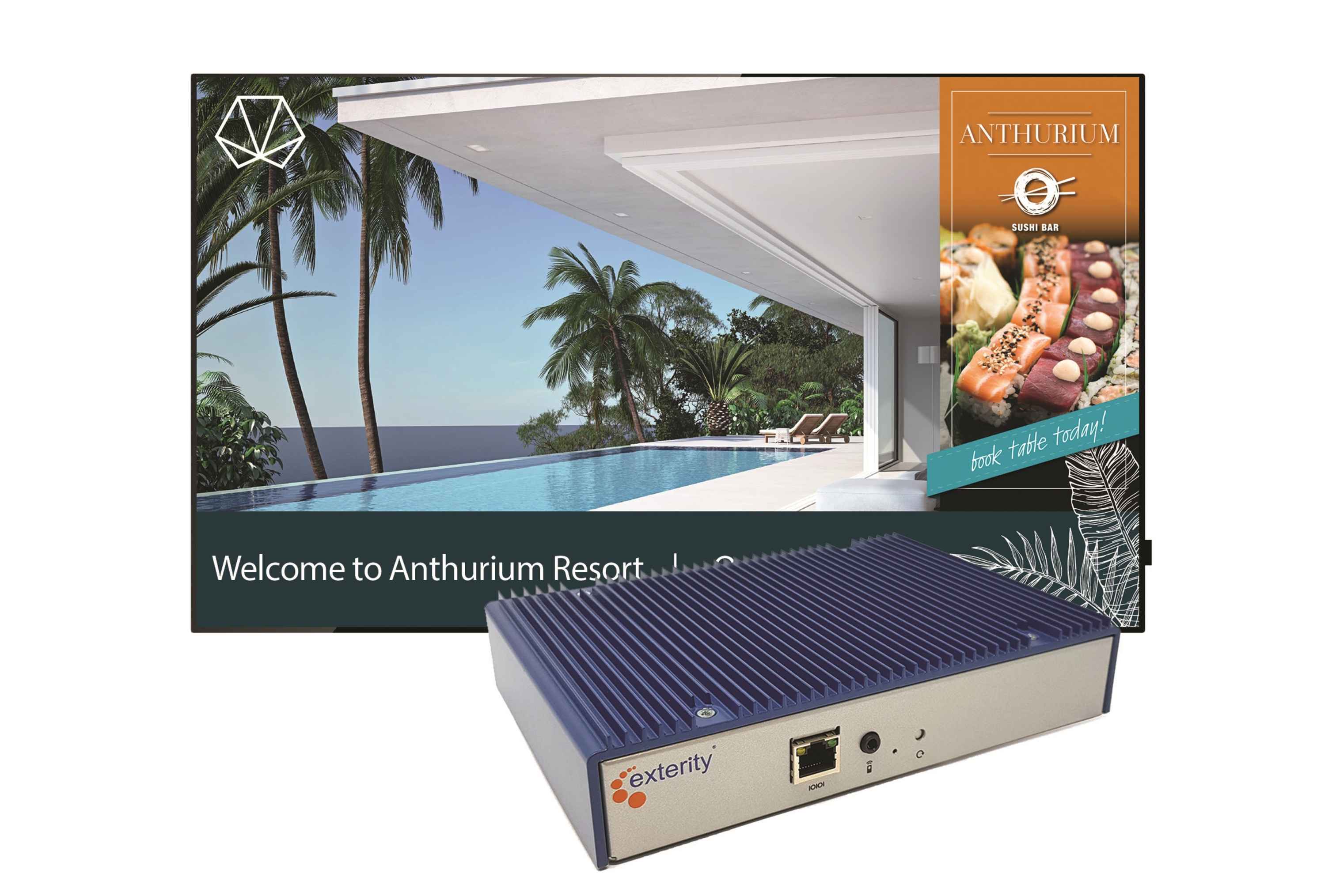 Exterity unveils 4K media player - Inavate