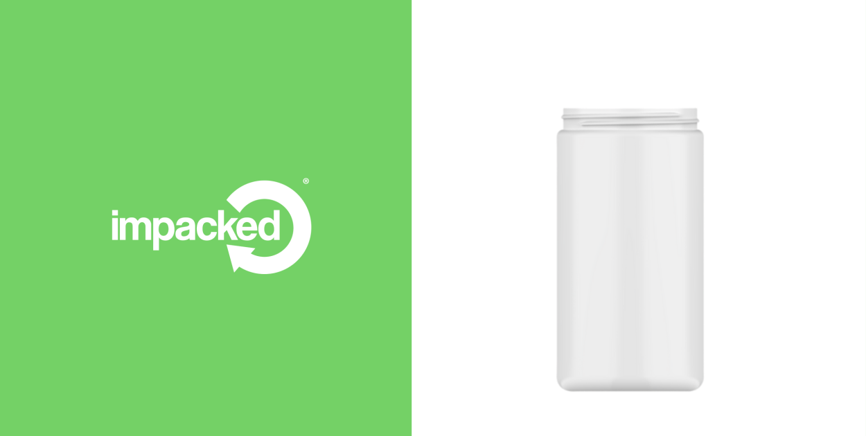 VPET USA 36.0oz /1.1L 89-400 HDPE Jar | Impacked