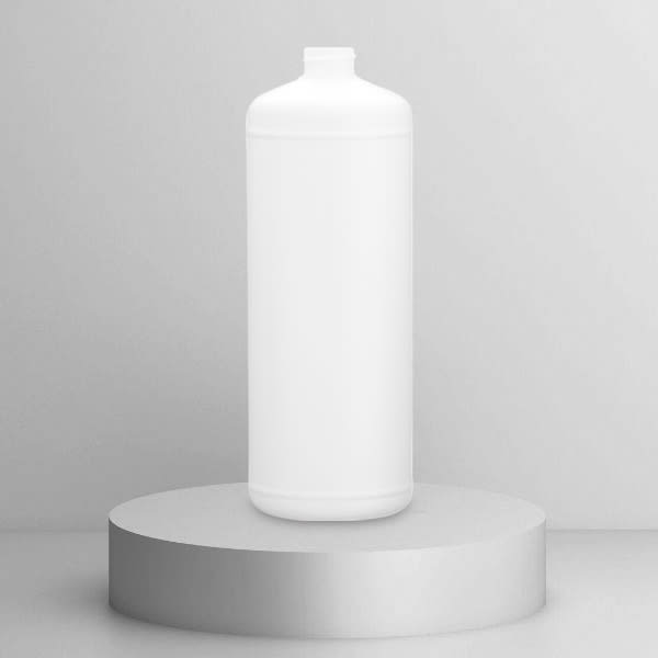 Multi-Mold Plastics 33.8oz 28-0 HDPE Cylinder Bottle | Impacked Packaging