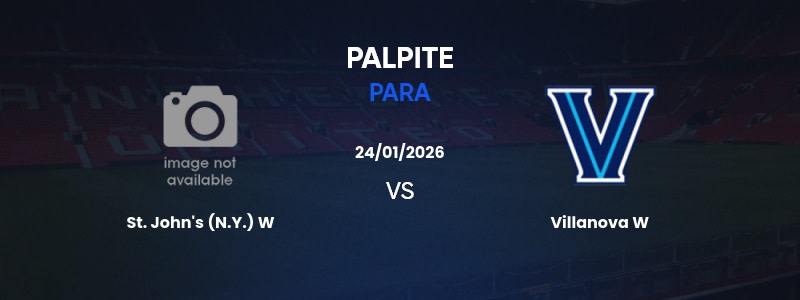 Palpite IA: St. John's (N.Y.) W x Villanova W - 24/01 - NCAA Women
