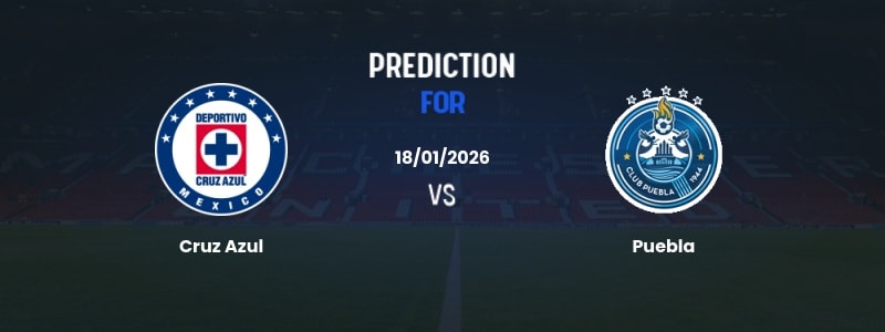AI Prediction: Cruz Azul vs Puebla - Liga MX 18/01