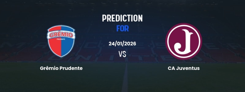 AI Prediction: Grêmio Prudente vs CA Juventus - Paulista A2 24/01