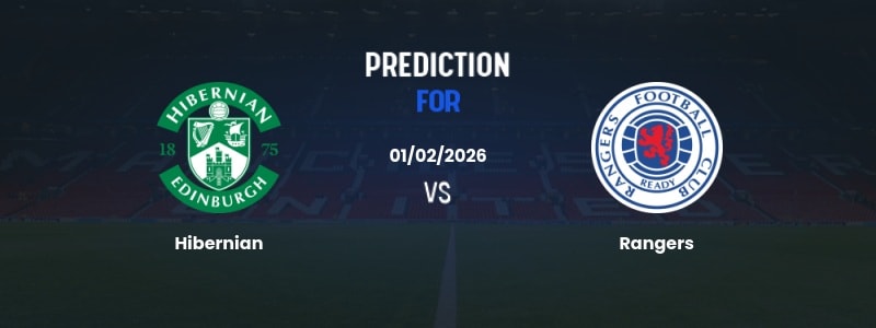 AI Prediction: Hibernian vs Rangers - Premiership 01/02