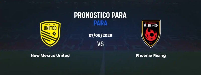Predicción IA: New Mexico United vs Phoenix Rising: 08/06 Copa USL ...