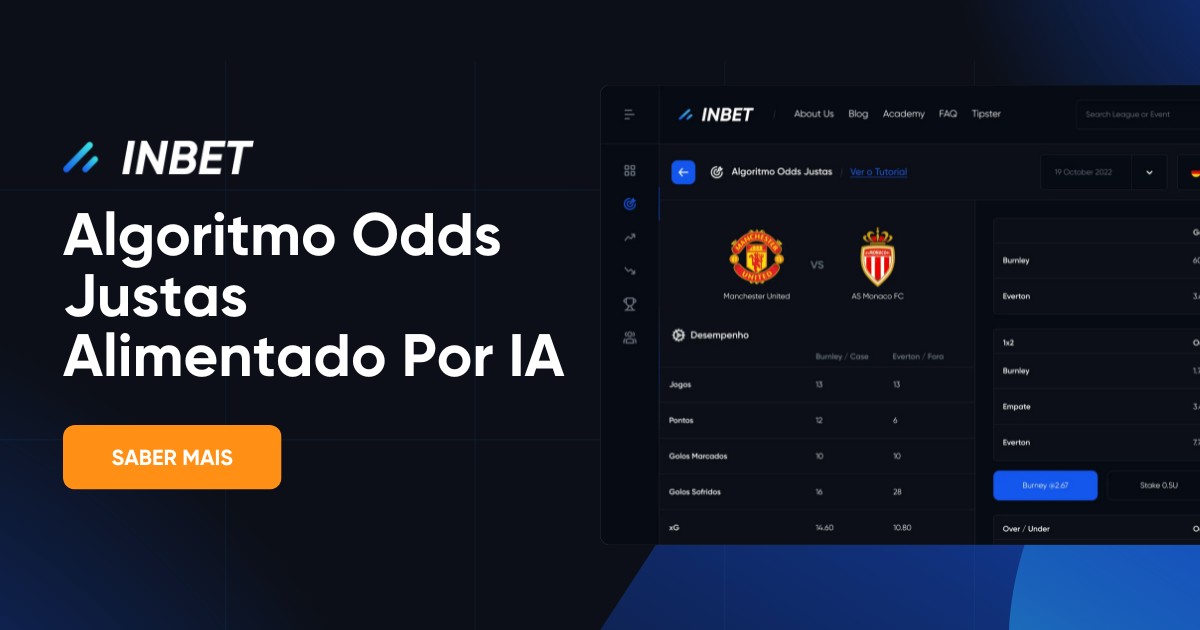 Algoritmo com IA de odds justas para apostas | InBet