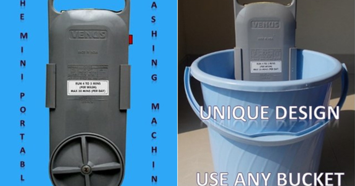 UNIQUE - BUCKET MOUNTED MINI WASHING MACHINE | Indiegogo