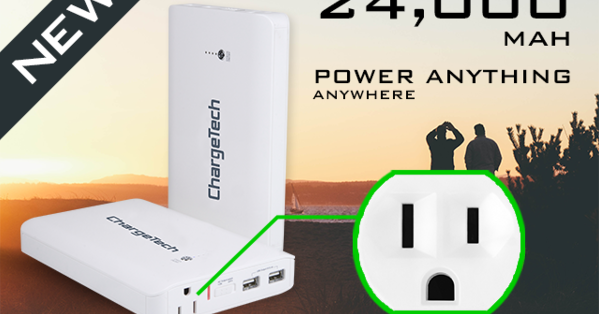Worlds Smallest Portable Power Outlet- ChargeTech | Indiegogo