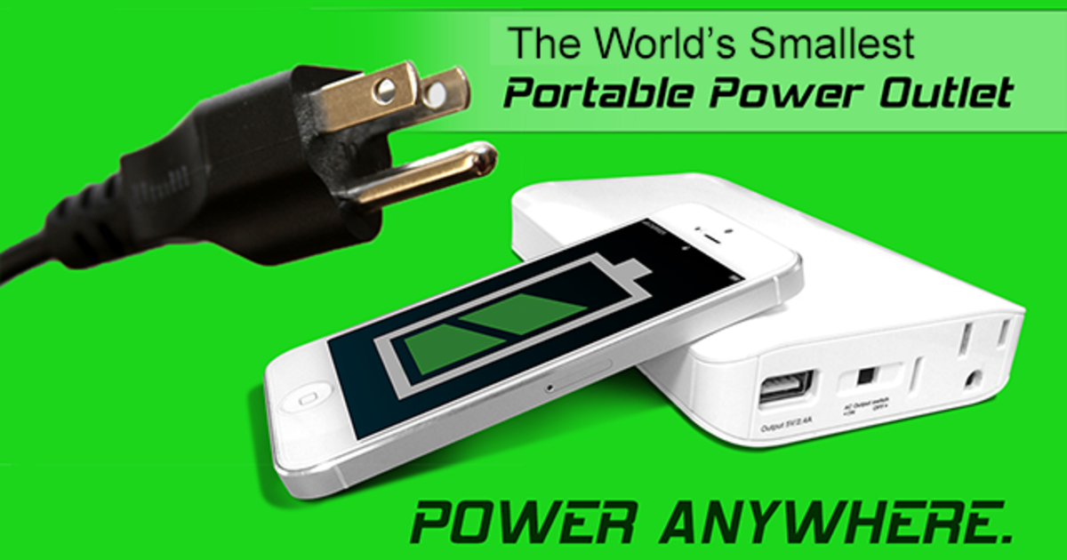 Worlds Smallest Portable Power Outlet- ChargeTech | Indiegogo