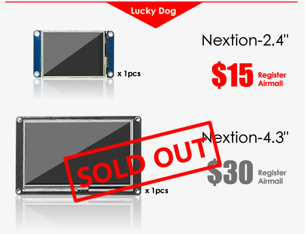 Nextion: a cost-effective high-performance TFT HMI | Indiegogo