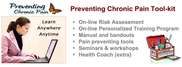 Your Personal Toolkit for Preventing Chronic Pain | Indiegogo
