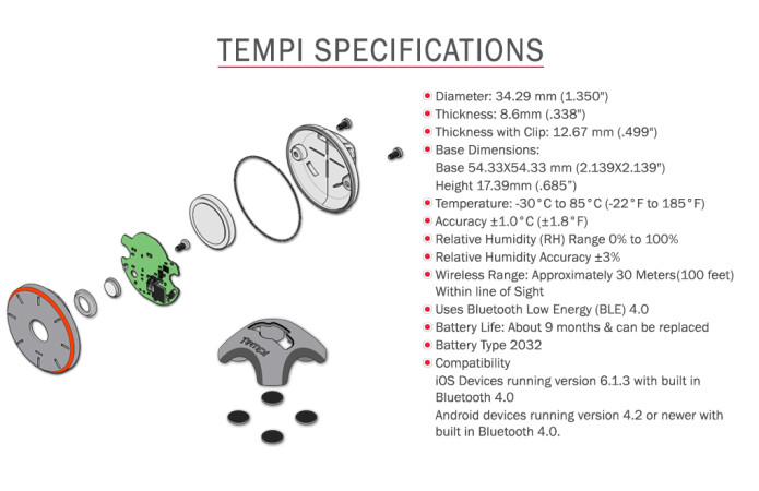 Tempi - Smart Temperature and Humidity Monitoring | Indiegogo