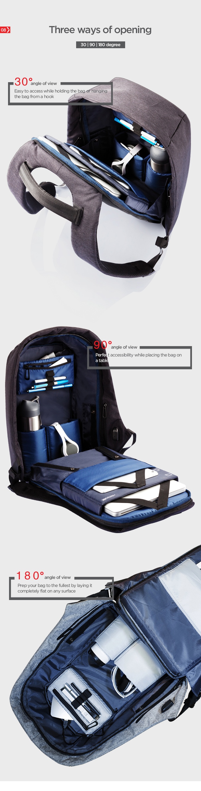 Bobby, the Best Anti Theft backpack by XD Design | Indiegogo