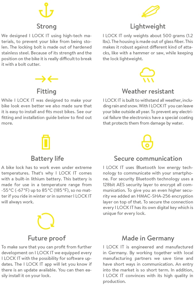 I LOCK IT - World's first automatic bike lock | Indiegogo