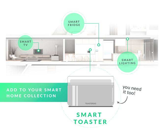 Toasteroid- APP Controlled Smart Image Toaster | Indiegogo