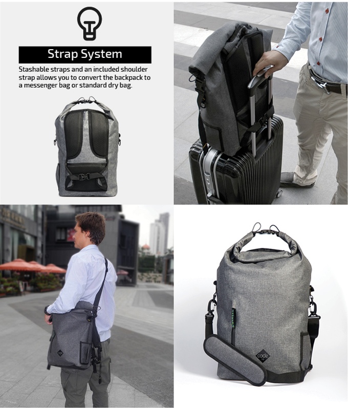 Code 10 - Waterproof, Lockable Backpacks | Indiegogo