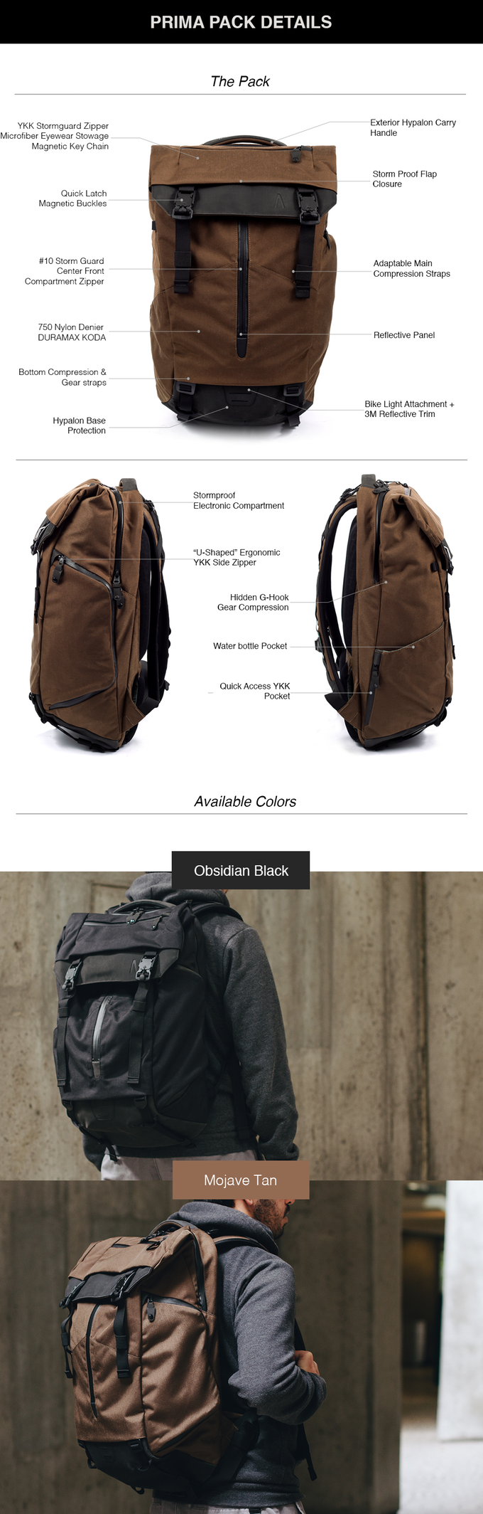 Prima System: The Ultimate Modular Travel Pack | Indiegogo