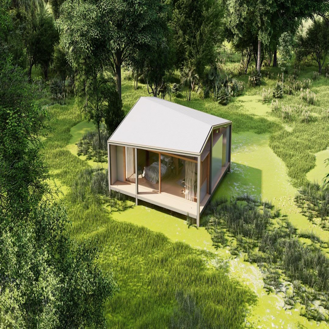 Tiny Tetra House, Bali: Using Recycled Waste Materials in Architecture