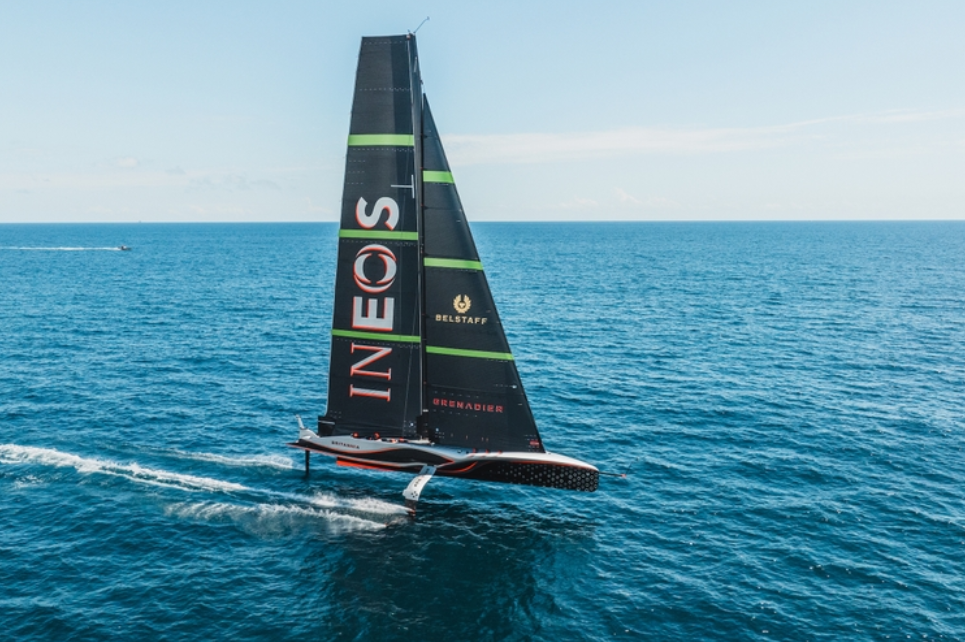 INEOS Britannia christens AC75 race boat “Britannia” at naming ceremony ...