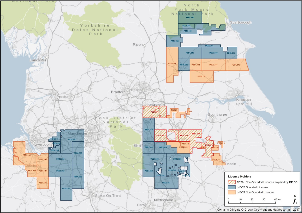 INEOS acquires UK onshore shale licence interests from Total E&P Limited