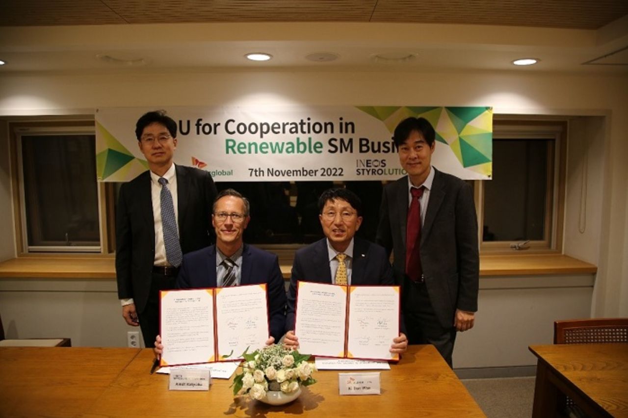SK picglobal and INEOS Styrolution ink MOU for renewable styrene monomer
