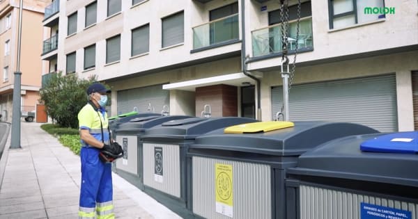 Molok high capacity waste containers: made with INEOS polymers