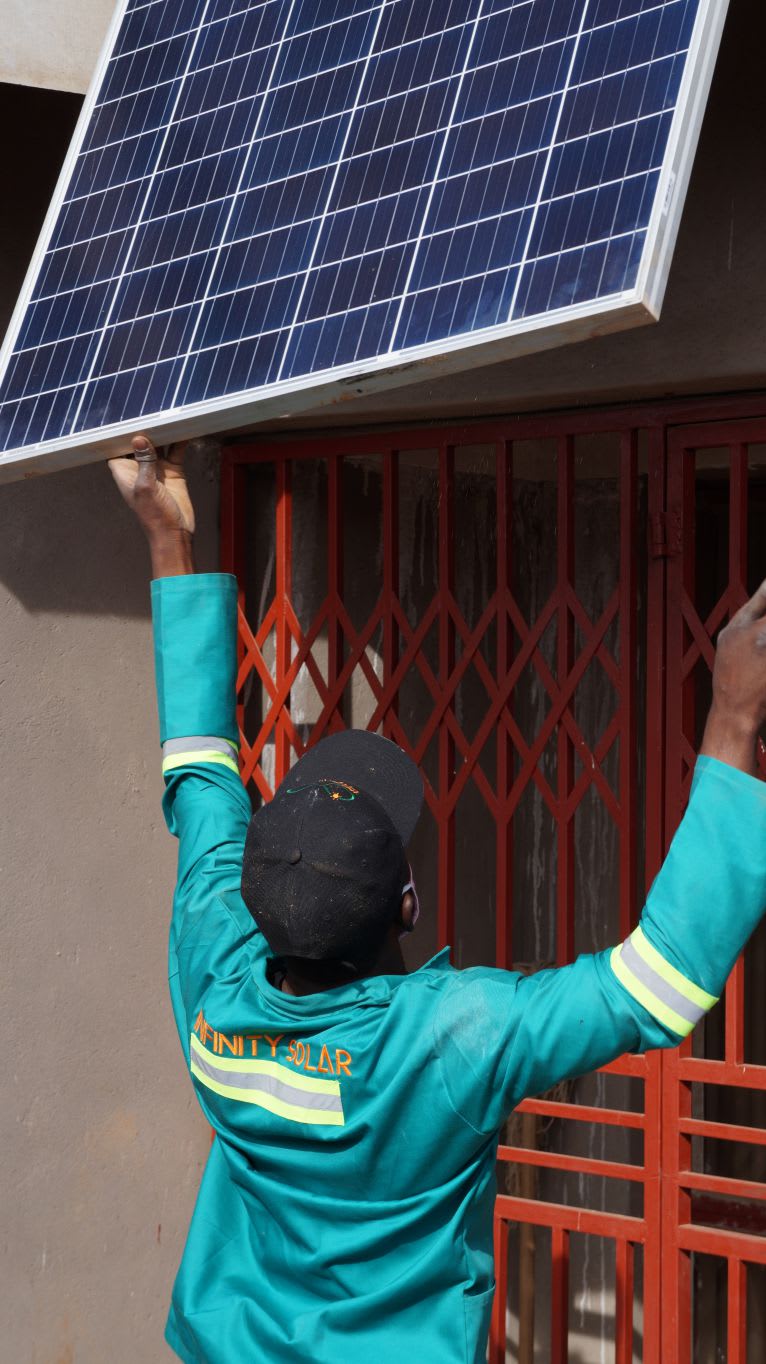 Infinity Solar Zimbabwe - Website Homepage