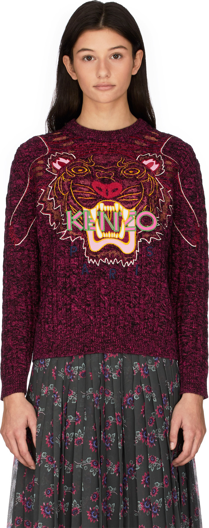Kenzo: 'Claw Tiger' Knit Pullover | influenceu