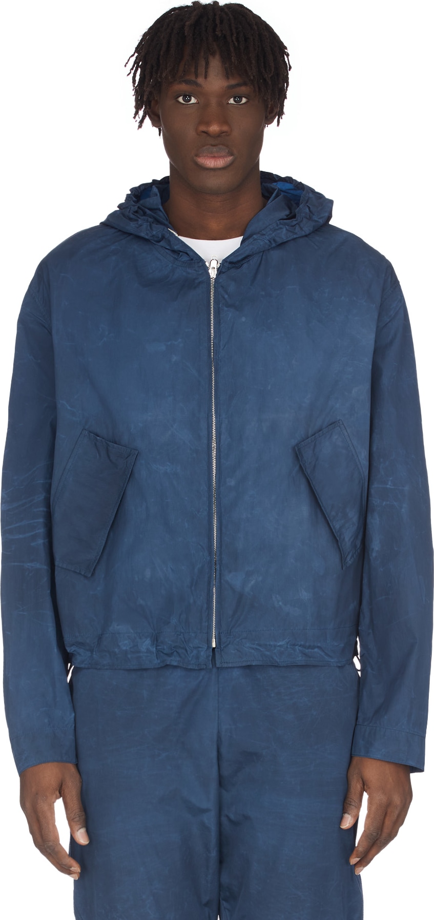 Kenzo: Embroidered Logo Hooded Jacket | influenceu