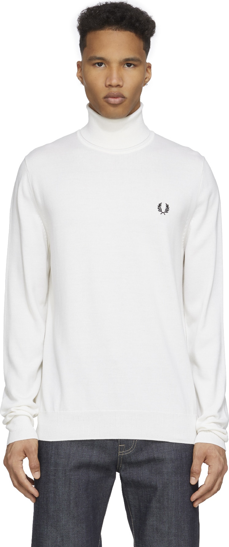 Fred Perry: Col Roulé en Tricot | influenceu