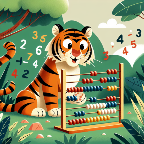 Tiger Exhibit: Roar-Some Calculations Adventure! — Inkwire